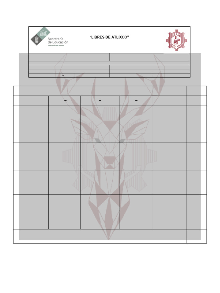 Rubrica de Evaluación Actividad Final 1ro 2do 3ro | PDF