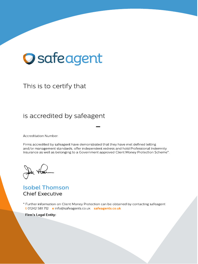 2022 Electronic Certificate A6991 Safeagent | PDF