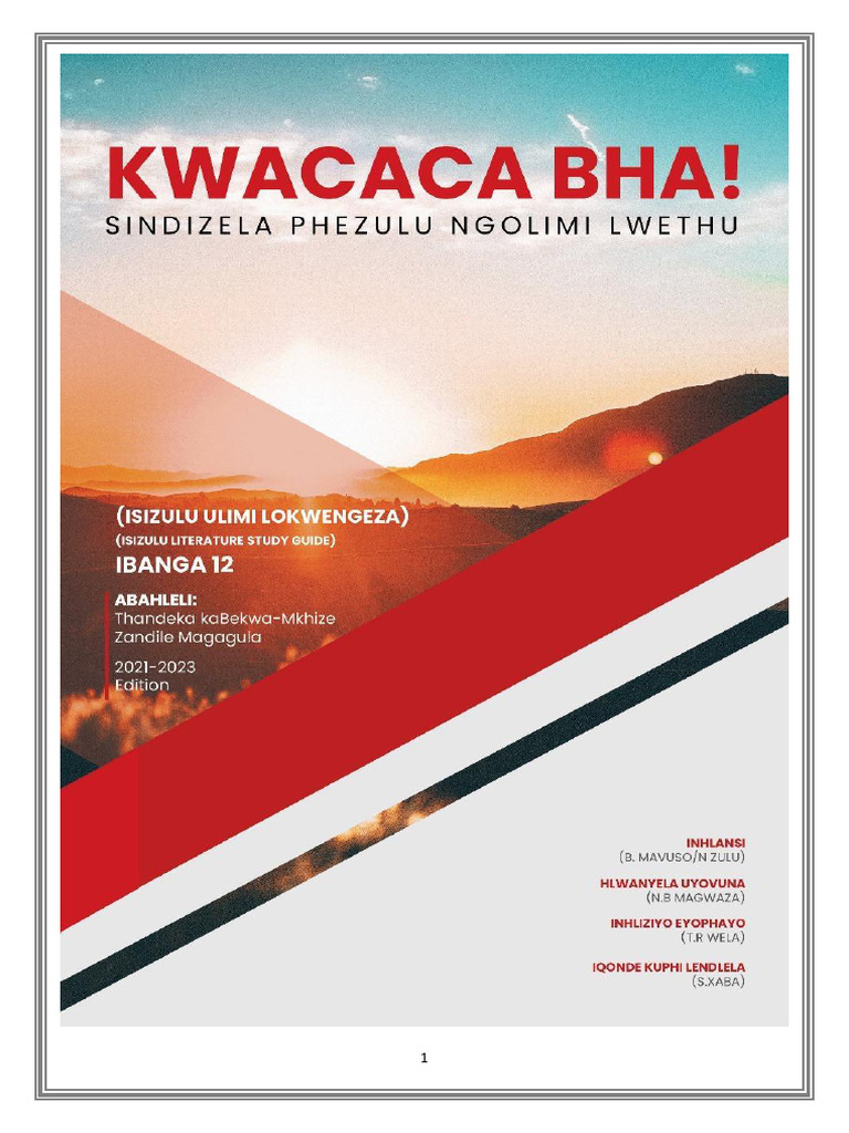IsiZulu Study Guide 2023 | PDF IsiZulu Study Guide 2023 | PDF