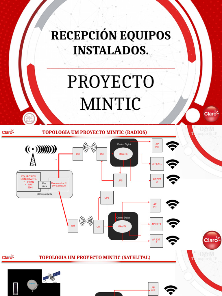 RECEPCION PROYECTO MINTIC | PDF