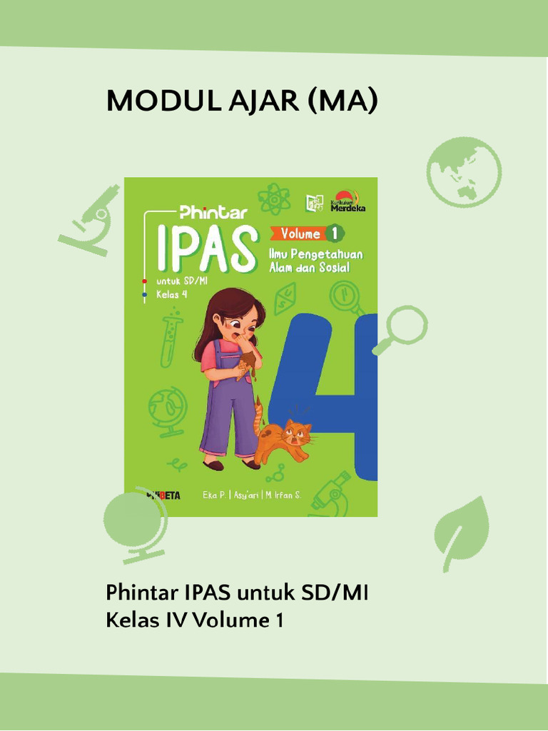 PHINTAR IPAS VOL.1 SD - MI KLS.4 - KM-MA (Modul Ajar) - Modul Ajar Phintar IPAS Kelas 4 Volume 1 ...