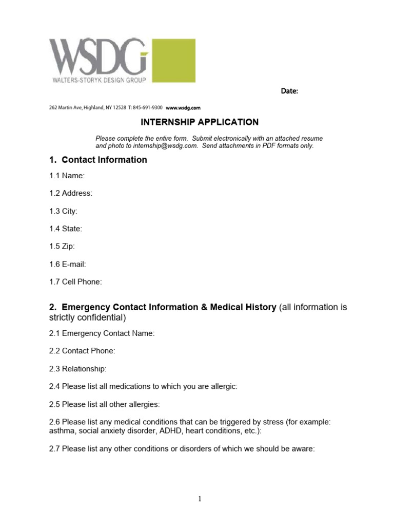 2024-WSDG-Internship-Application | PDF