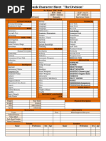 Delta Green Character Sheet | PDF