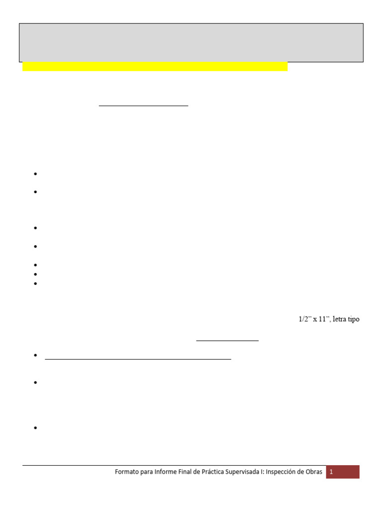 FORMULARIO No.6 - FORMATO DE INFORME FINAL | PDF
