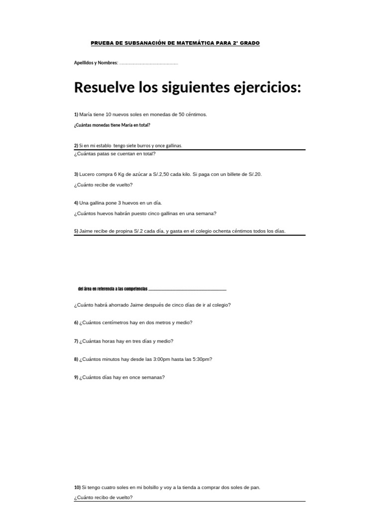 INFORME EVALUACIÓN DIAGNÓSTICA Modelo 2 | PDF