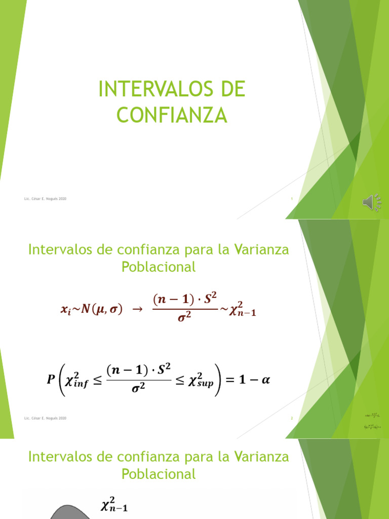 Intervalos de Confianza 2 en PDF | PDF