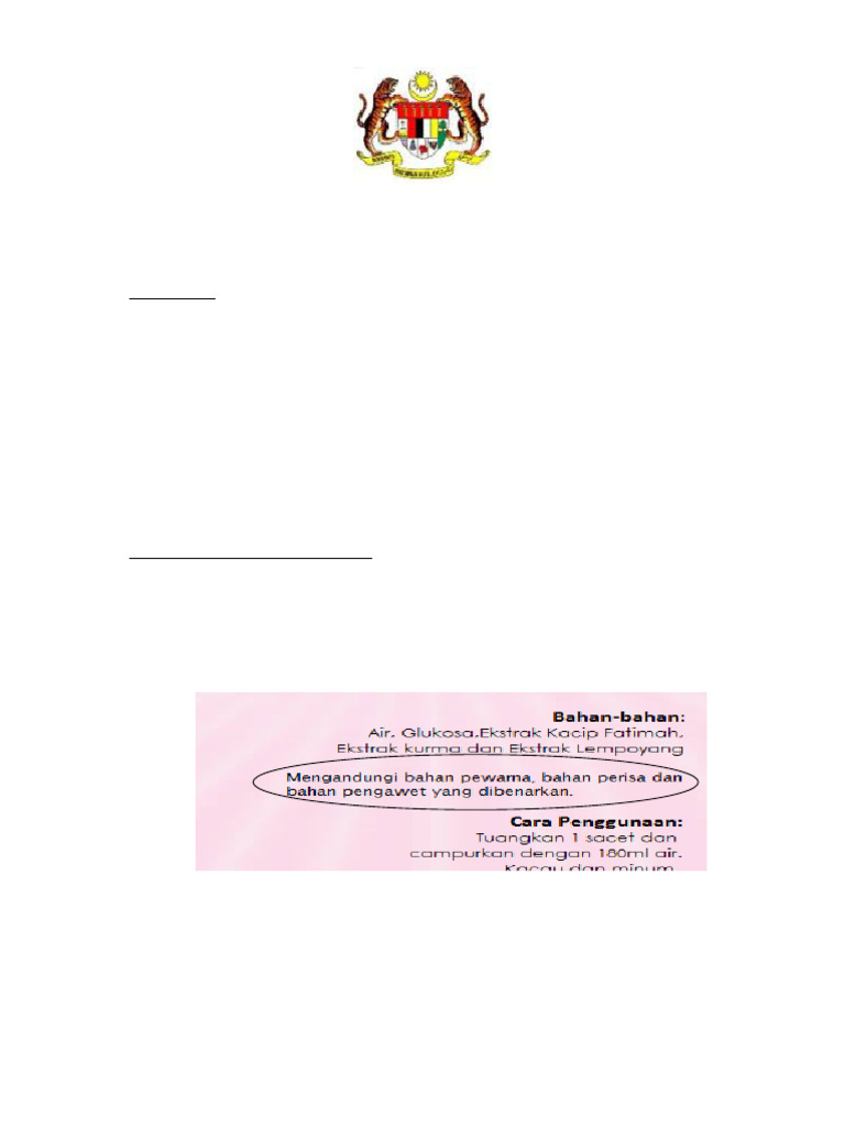 GP Pelabelan Aditif Makanan | PDF