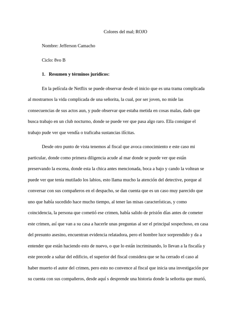 Colores Del Mal | PDF