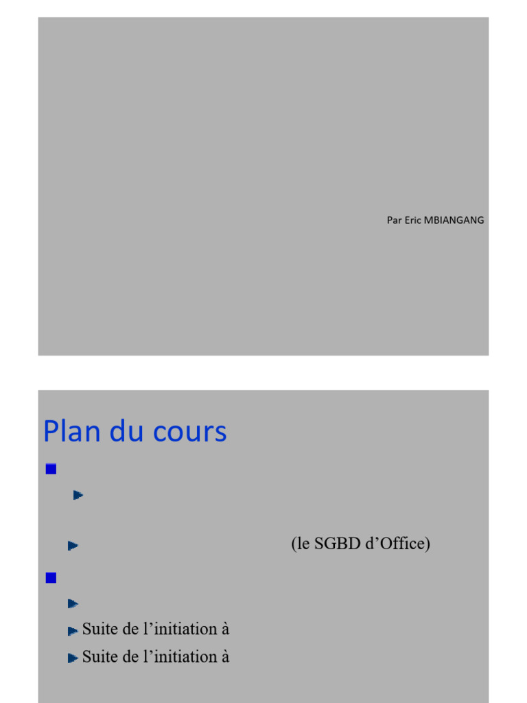 Cours - BD - Stat | PDF