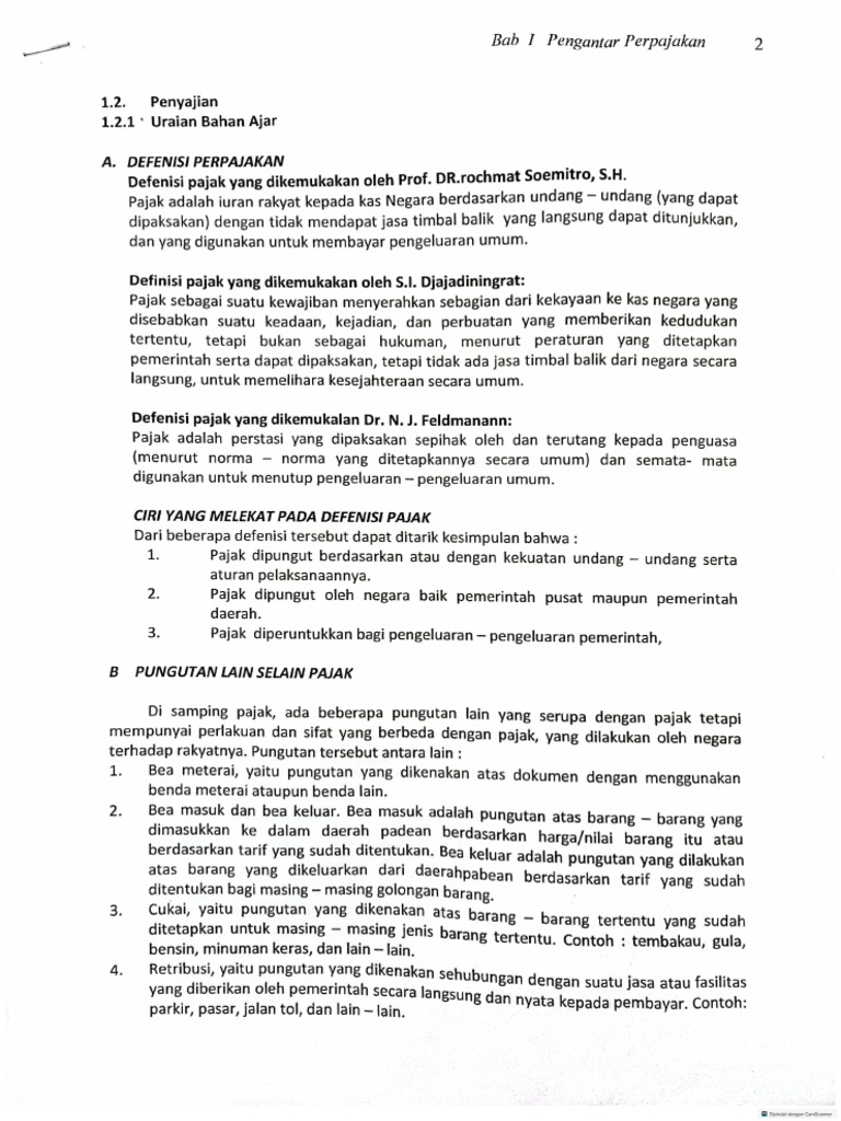 Materi Manajemen Perpajakan 3F | PDF