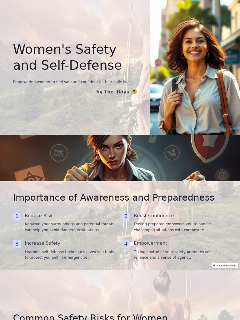Womens Safety and Self Defense | PDF