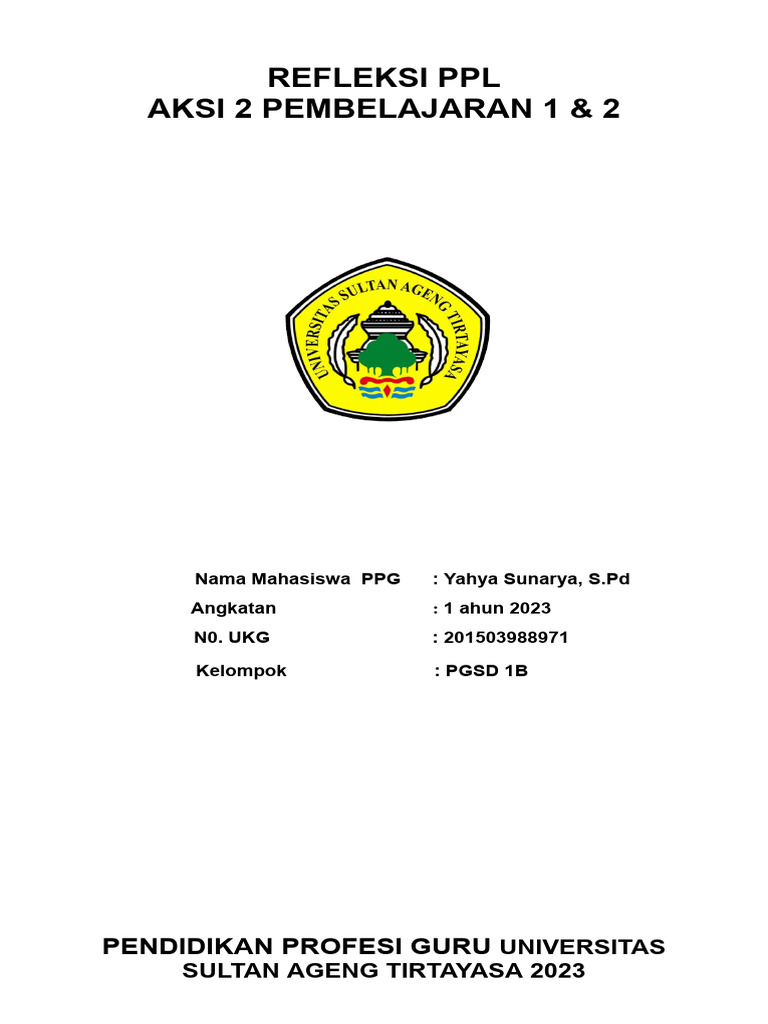 Refleksi Akhir PPL 2 | PDF