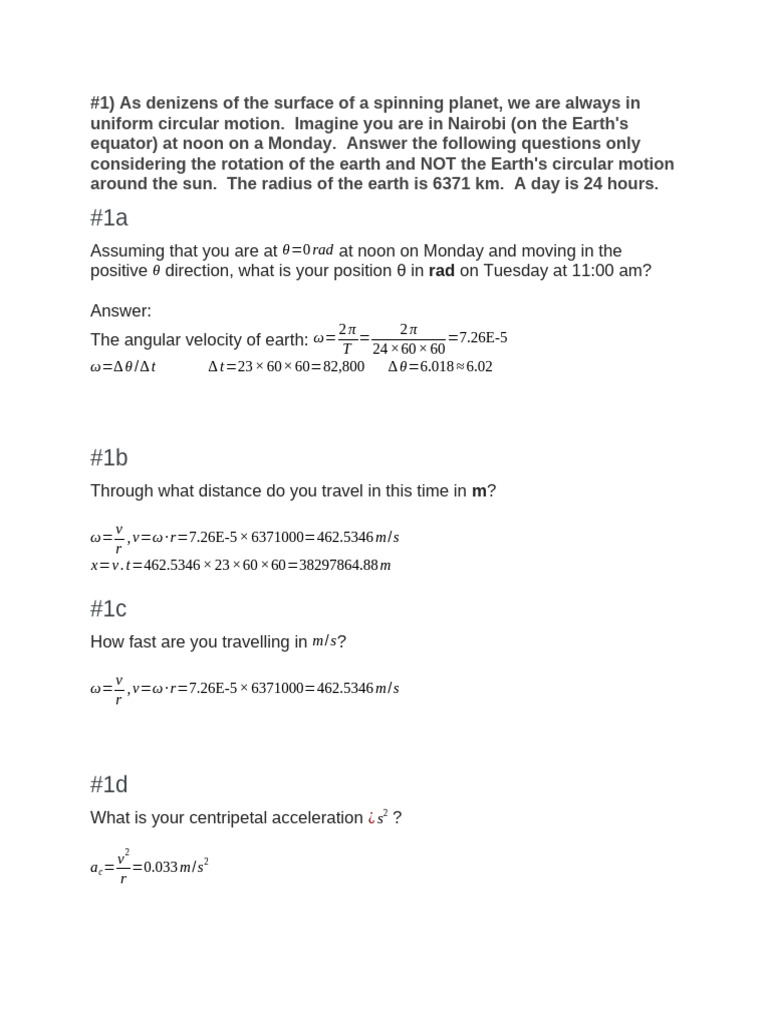 Rotational Motion Exam | PDF | Classical Mechanics | Motion (Physics)