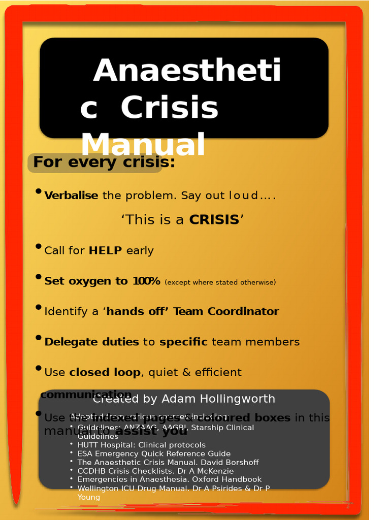 Crisis Manual Generic1 1 1 | PDF