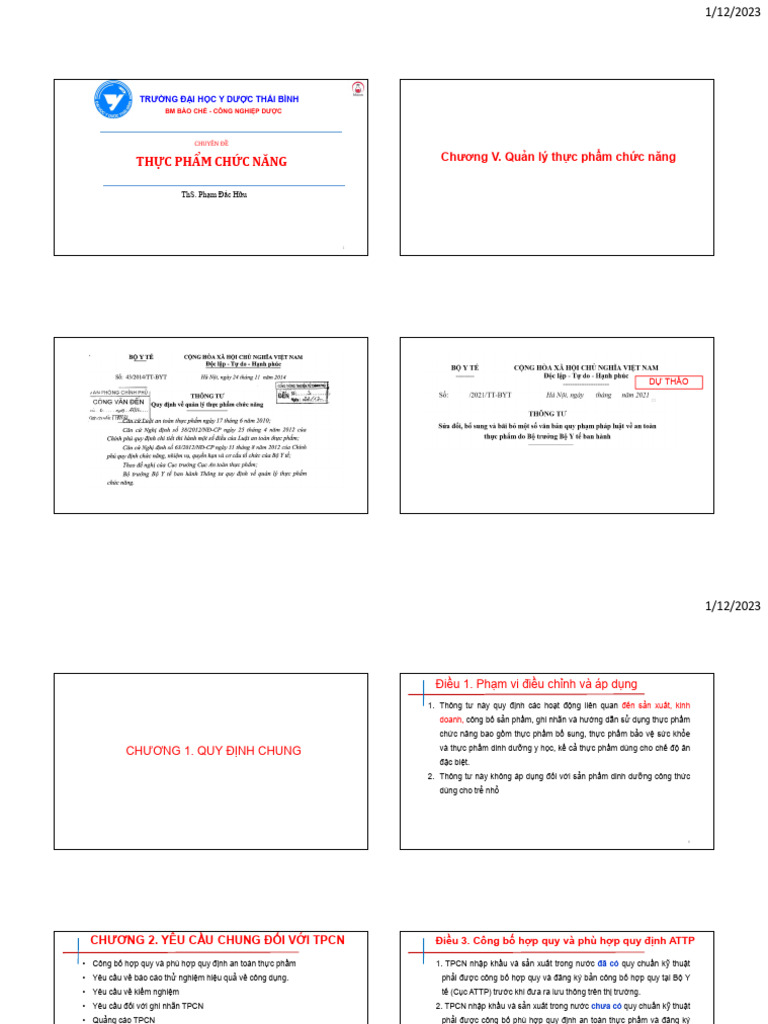 Chương 6. Quản Lý TPCN | PDF