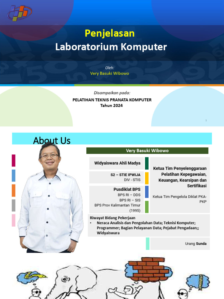 Bahan Tayang Penjelasan LabKom - BPSDM Kalsel | PDF