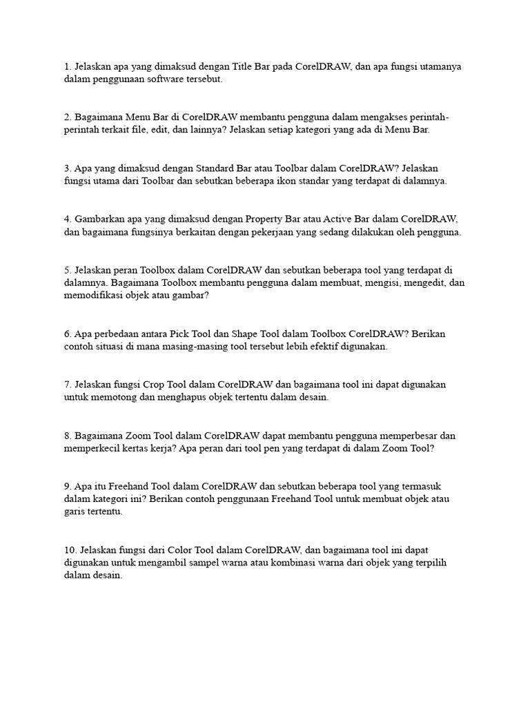 soal tugas komputer grafis | PDF