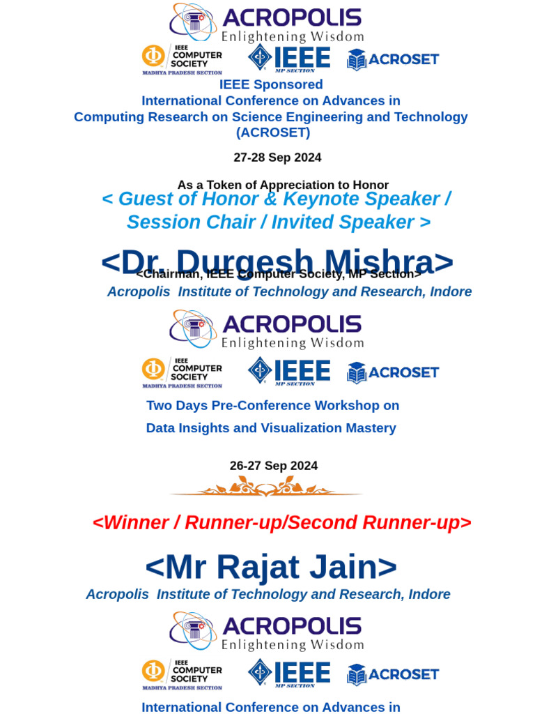 IEEE Award Memento | PDF