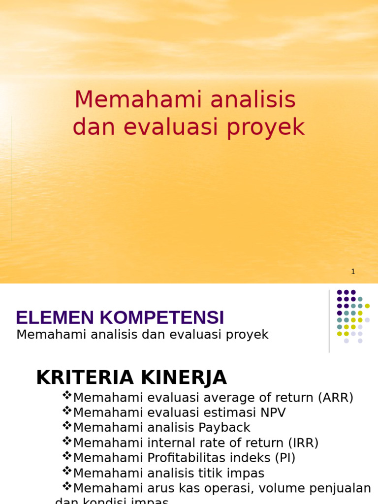 12 - Analisis Proyek Sesi 1 | PDF
