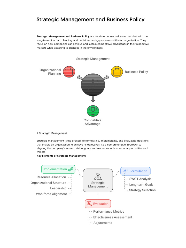 Strategic Management and Business Policy | PDF
