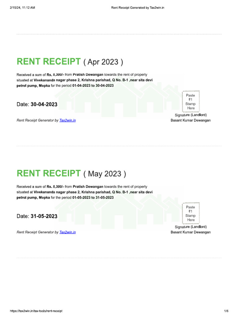 Rent | PDF