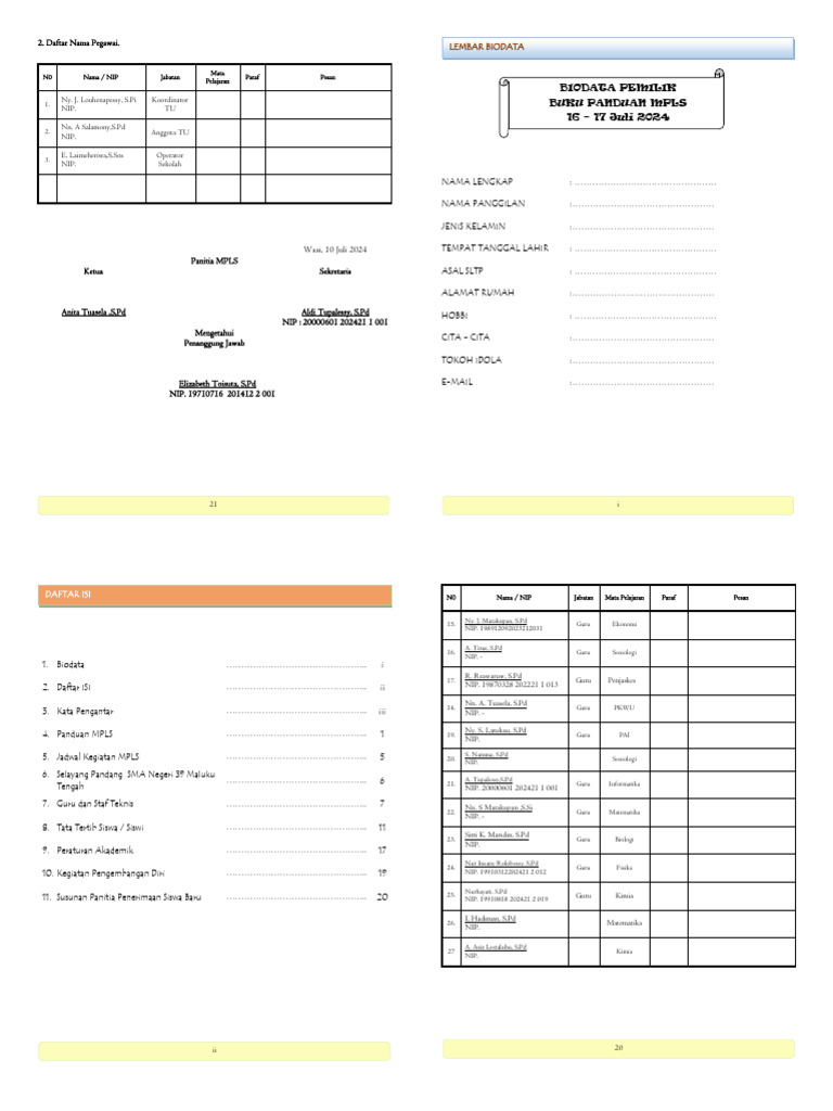 Buku Panduan MPLS 2024 | PDF