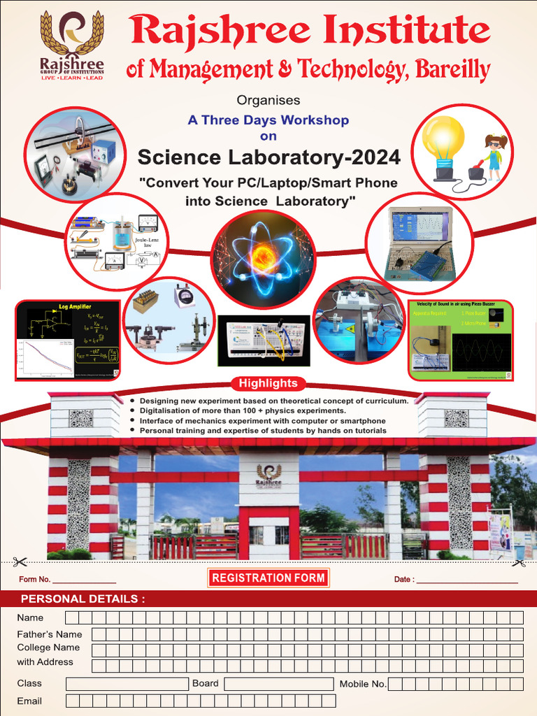 Workshop Physics Department | PDF