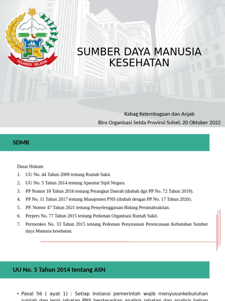 Materi SDMK | PDF