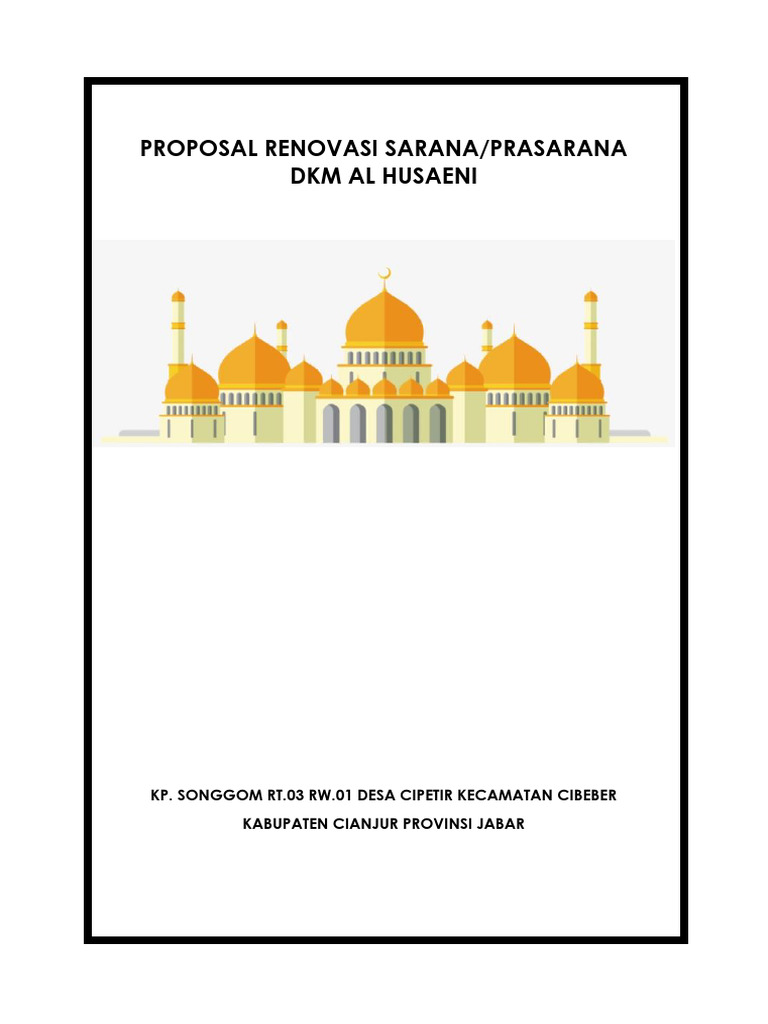 Proposal Pembangunan Sarana | PDF