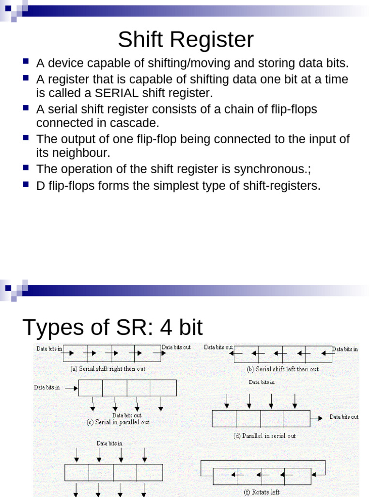 Lecture 10 Shift Register | PDF
