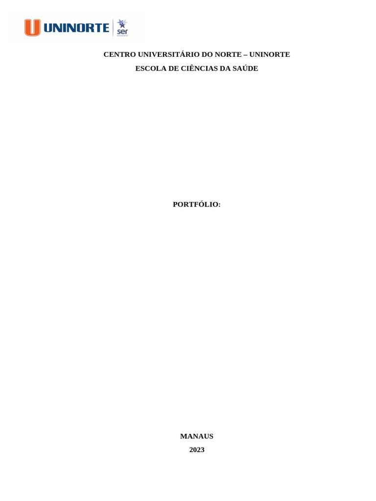 Modelo Portfólio Acadêmico | PDF