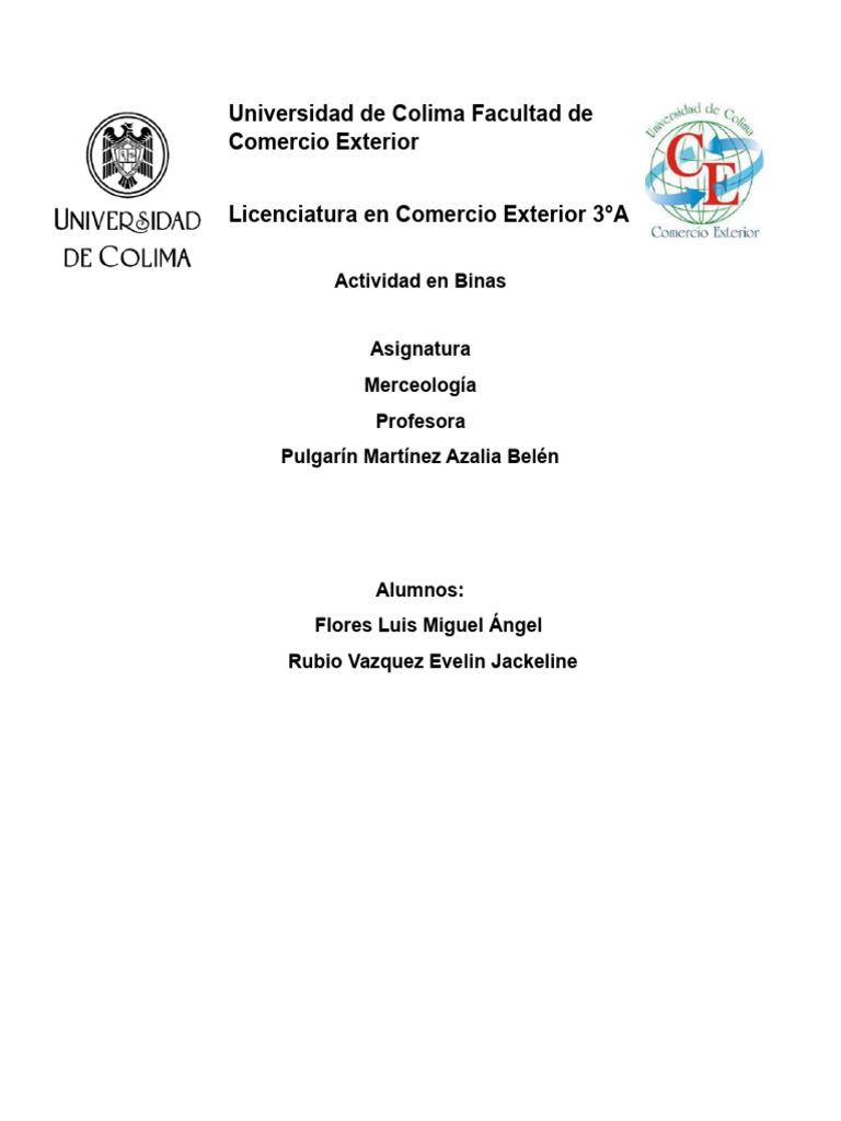 Actividad en Binas 3A | PDF