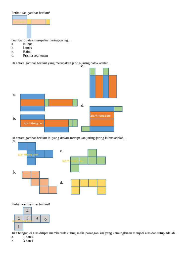 MTK Bangun Ruang | PDF | Griya & Taman