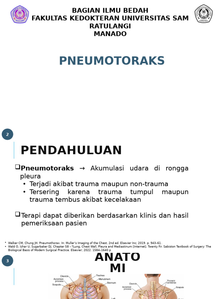 Materi Pneumothorax | PDF