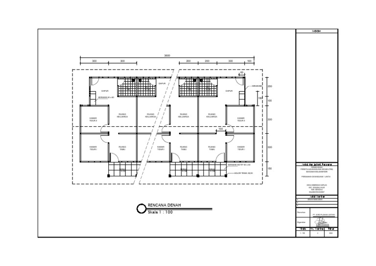 02 Denah Bangunan | PDF