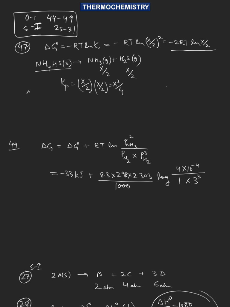 Thermochemistry - L-01 (Class Notes) - 2 | PDF