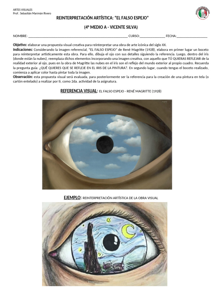 Reinterpretación de "El Falso Espejo" | PDF