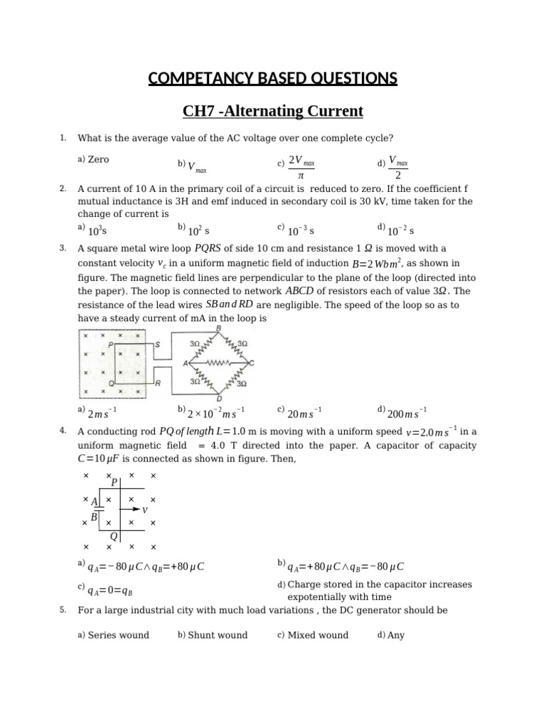 Class12 - CH7 CBQS | PDF