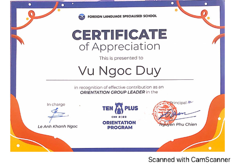 Certificate Ten Plus | PDF