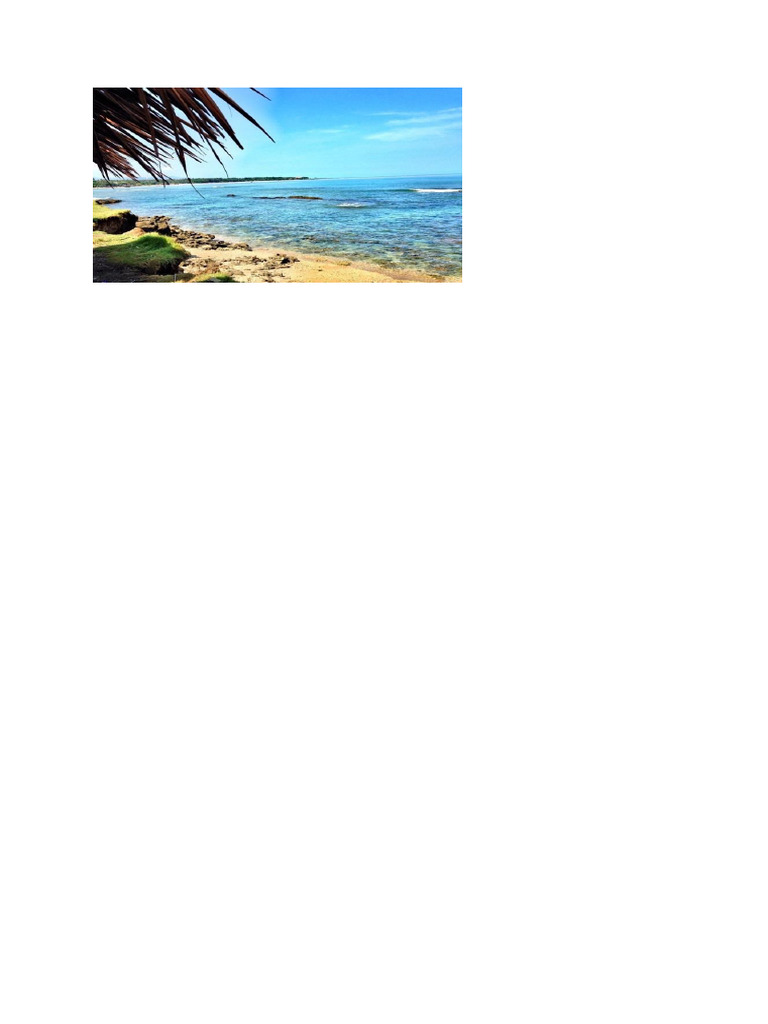 Describing About Favorite Place - ANYER BEACH | PDF