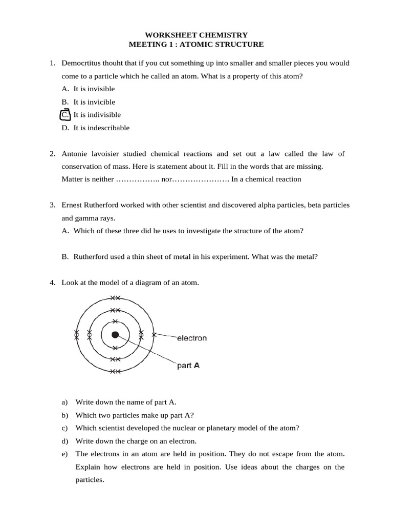 Worksheet Meeting 1 | PDF