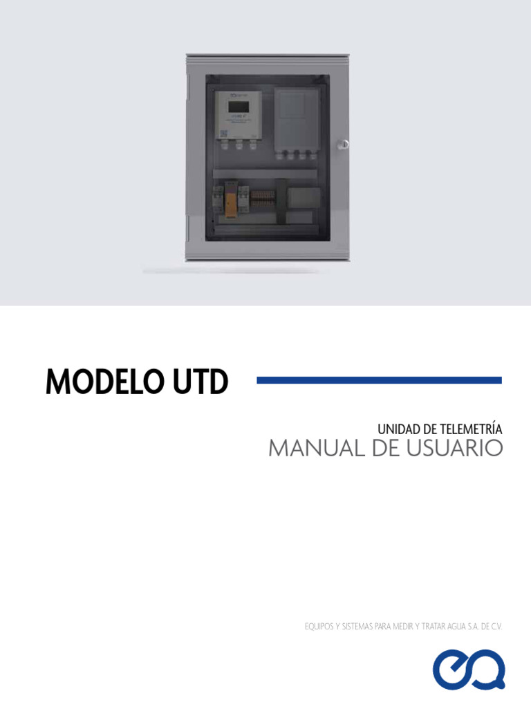 Manual de Operación UTD Telemetría | PDF