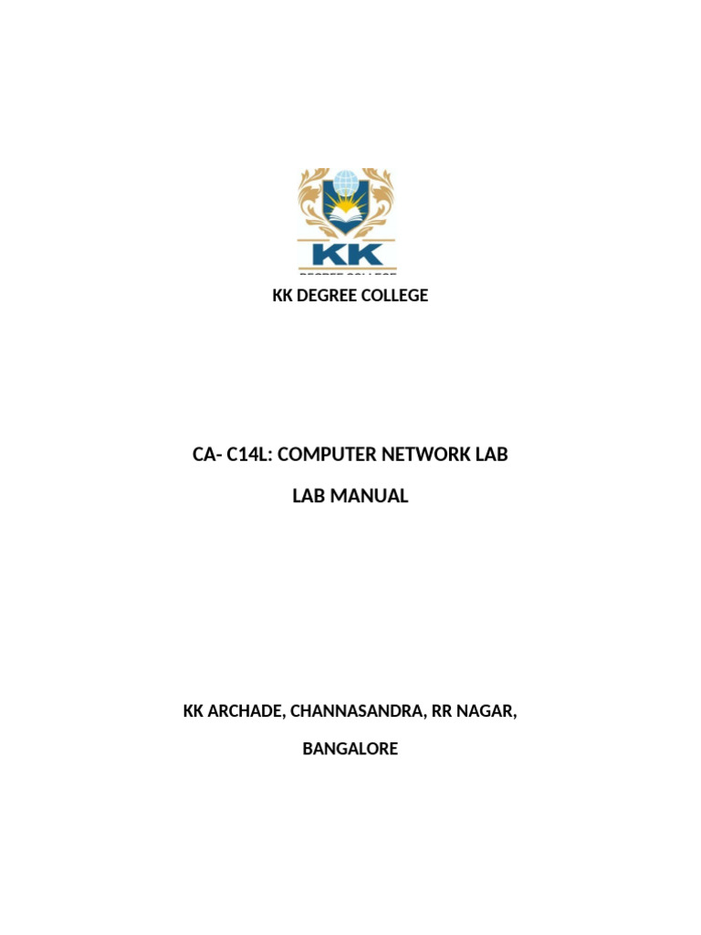 LAB MANUAL-computer Network-Imp Programs | PDF | Computer Network | Ip Address