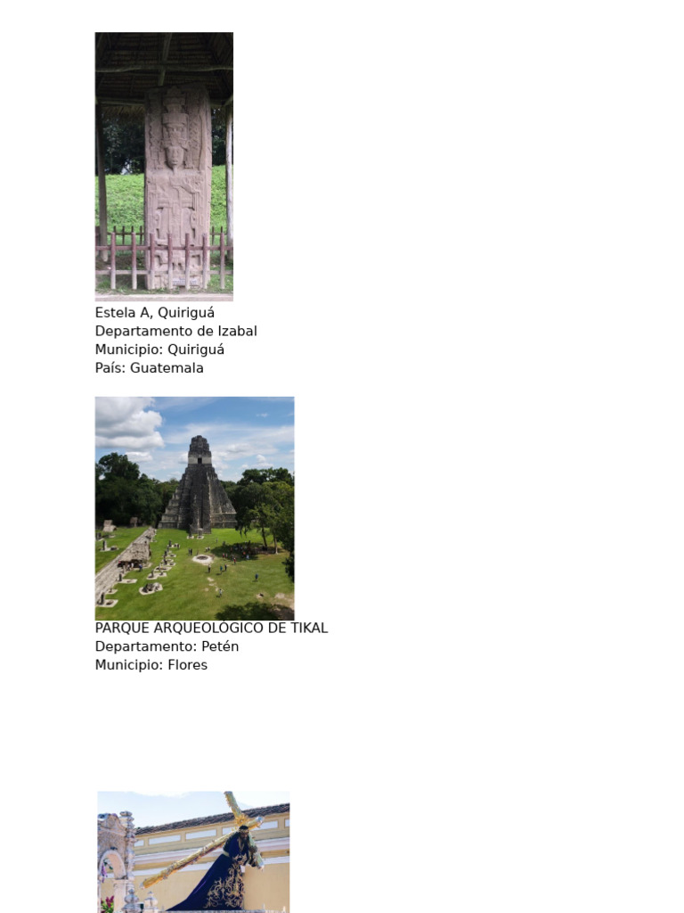 PATRIMONIO CULTURAL DE GUATEMALA (JOSUÉ) | PDF