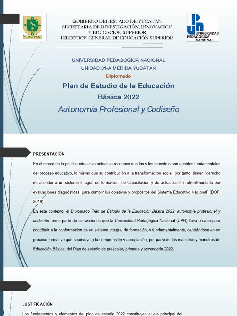 Autonomía Profesional y Codiseño | PDF