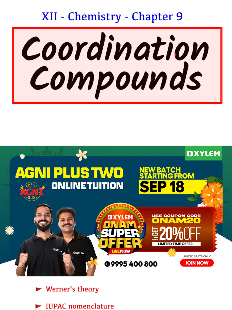 Coordination Compounds MAD | PDF