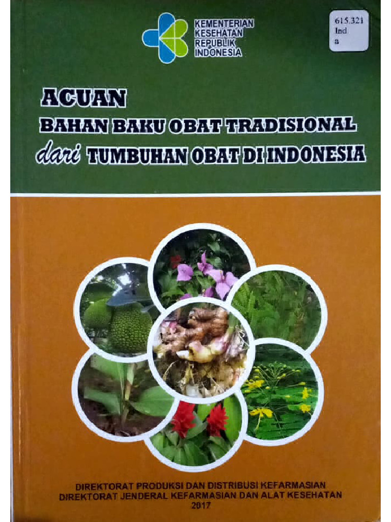 Acuan Bahan Baku Obat Tradisional Dari Tumbuhan Obat Di Indonesia Pdf