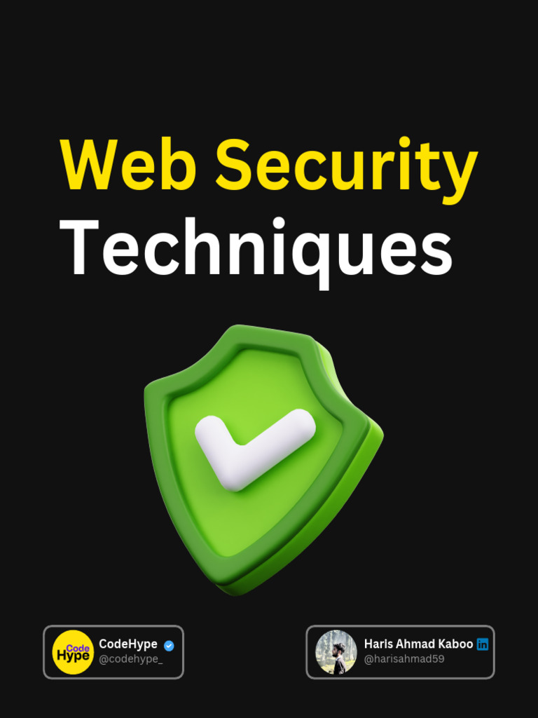 Web Security Techniques | PDF
