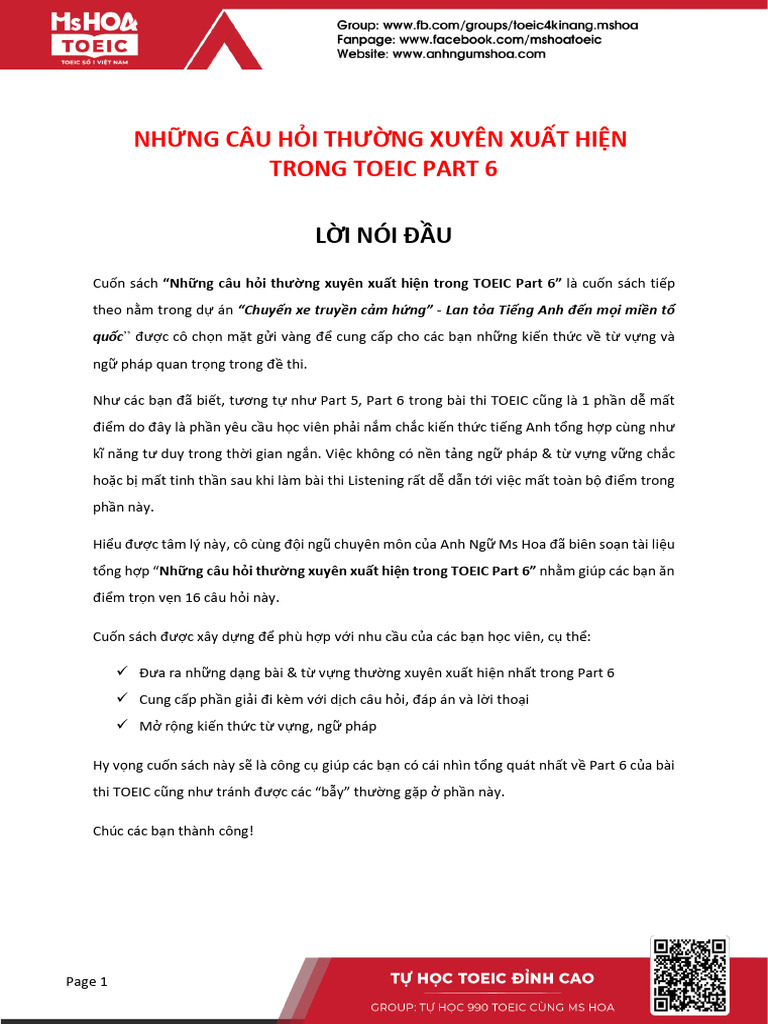 Toeic Part 6 | PDF