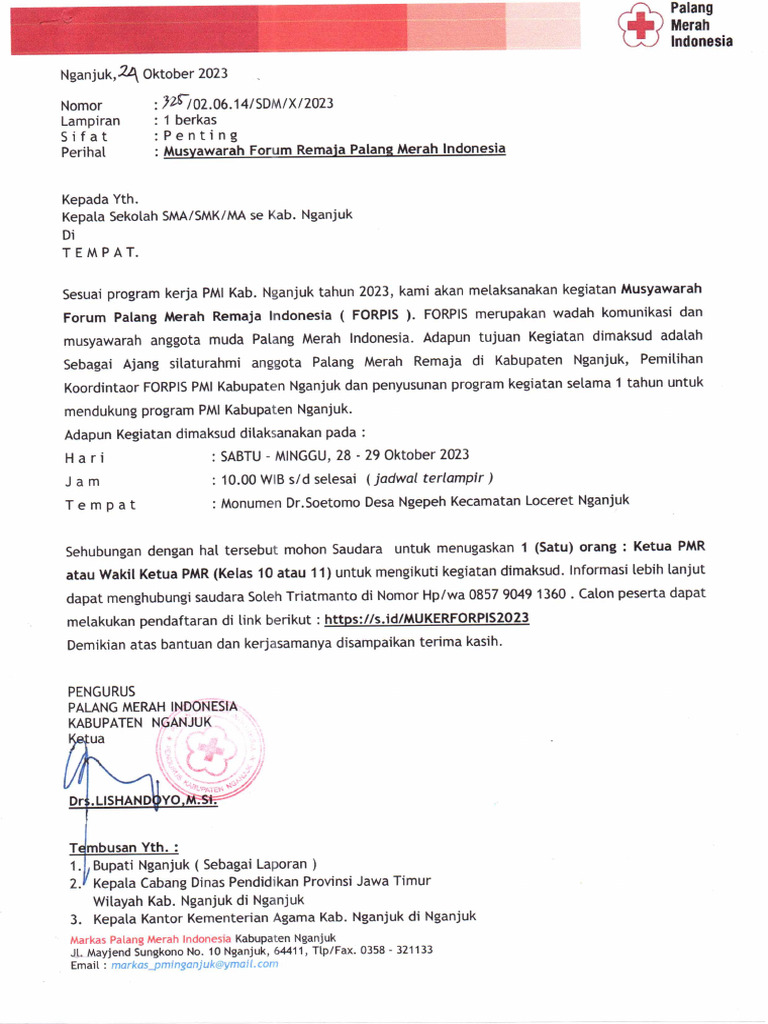 Musyawarah FORPIS 2023 | PDF